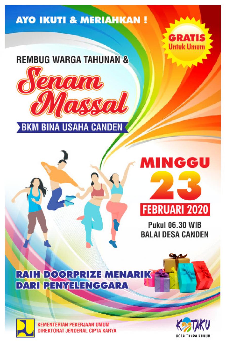 Senam Sehat Bersama BKM Bina Usaha Canden - Website Kalurahan Canden